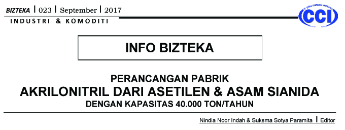 Kebutuhan Akrilonitril di Indonesia